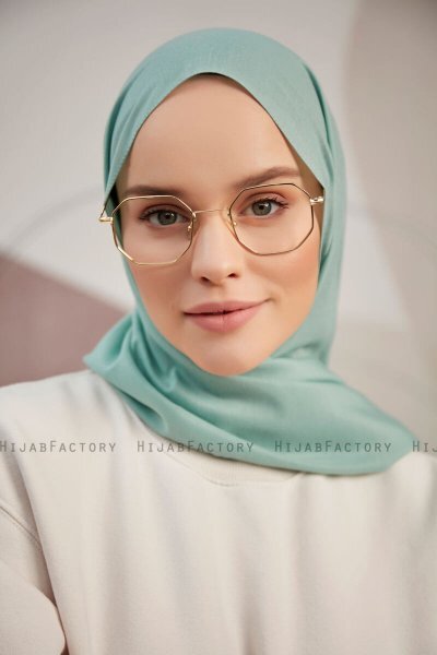 Silky Plain - Light Green Hijab - Hijab