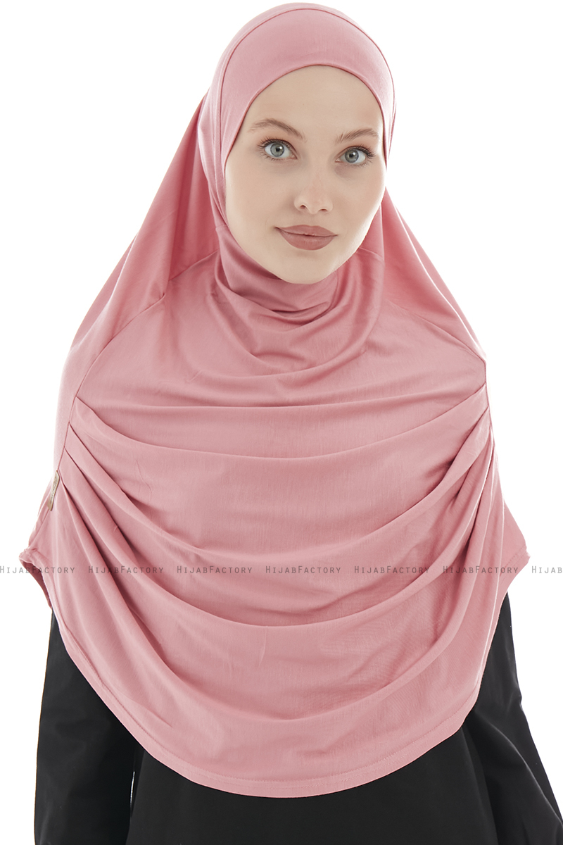 Roxelana - Dark Pink Long Al Amira Hijab - Hijab