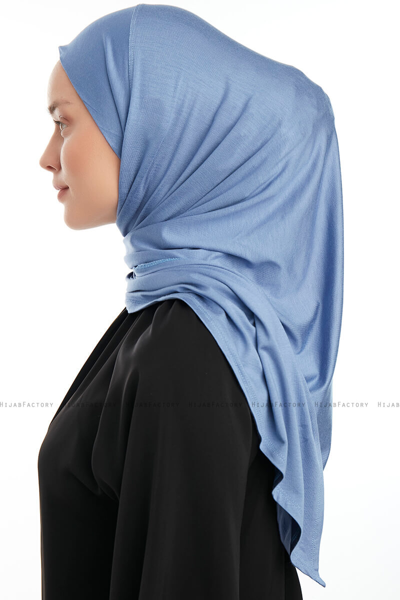 Vesile - Indigo One-Piece Hijab - Hijab
