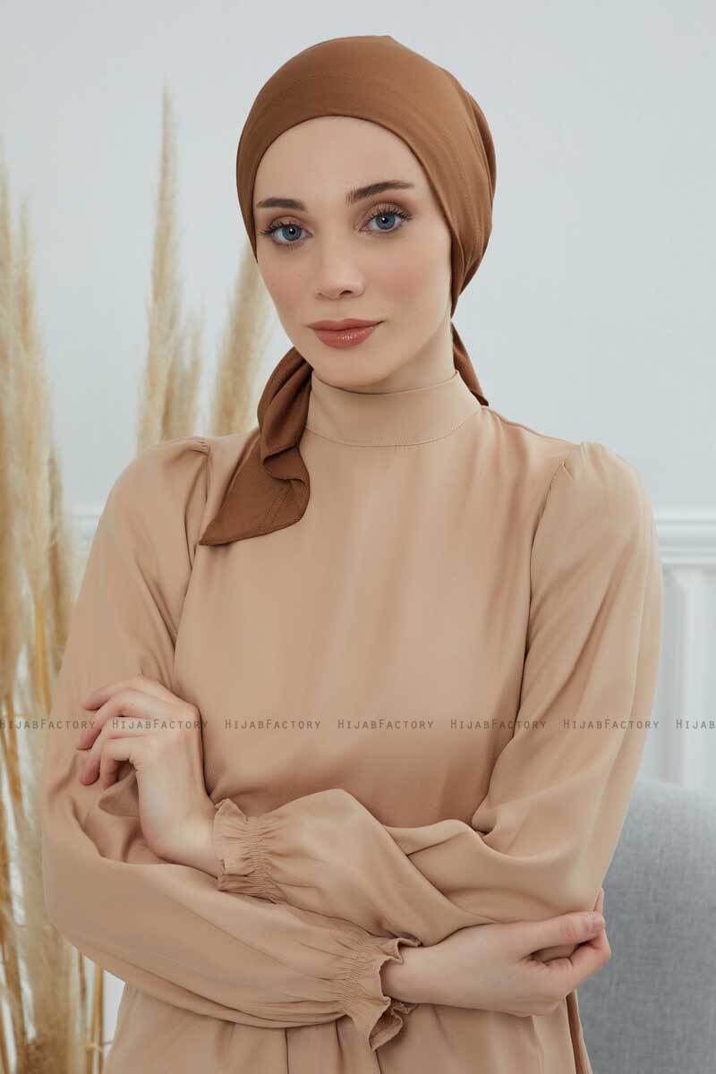 Felicia - Caramel Cotton Turban - Hijab