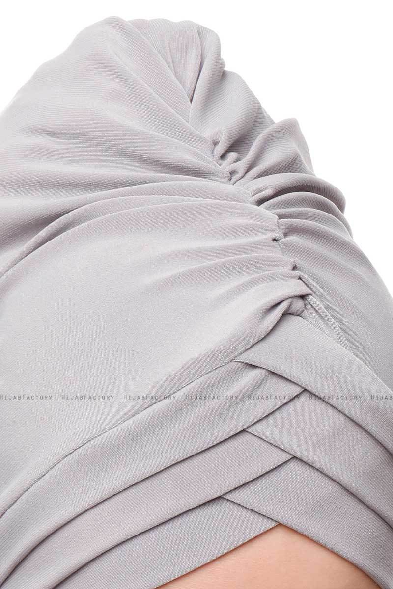 Gamze - Light Grey Turban - Hijab